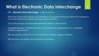 Electronic Data Interchange Technology & Business Application | PPT