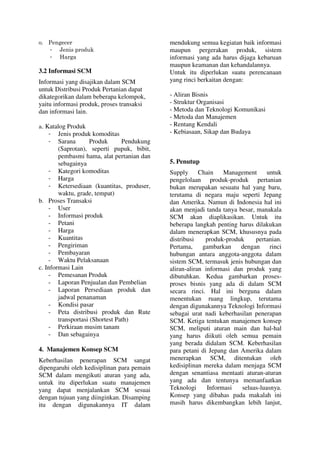 Scm For Agriculture Product | PDF