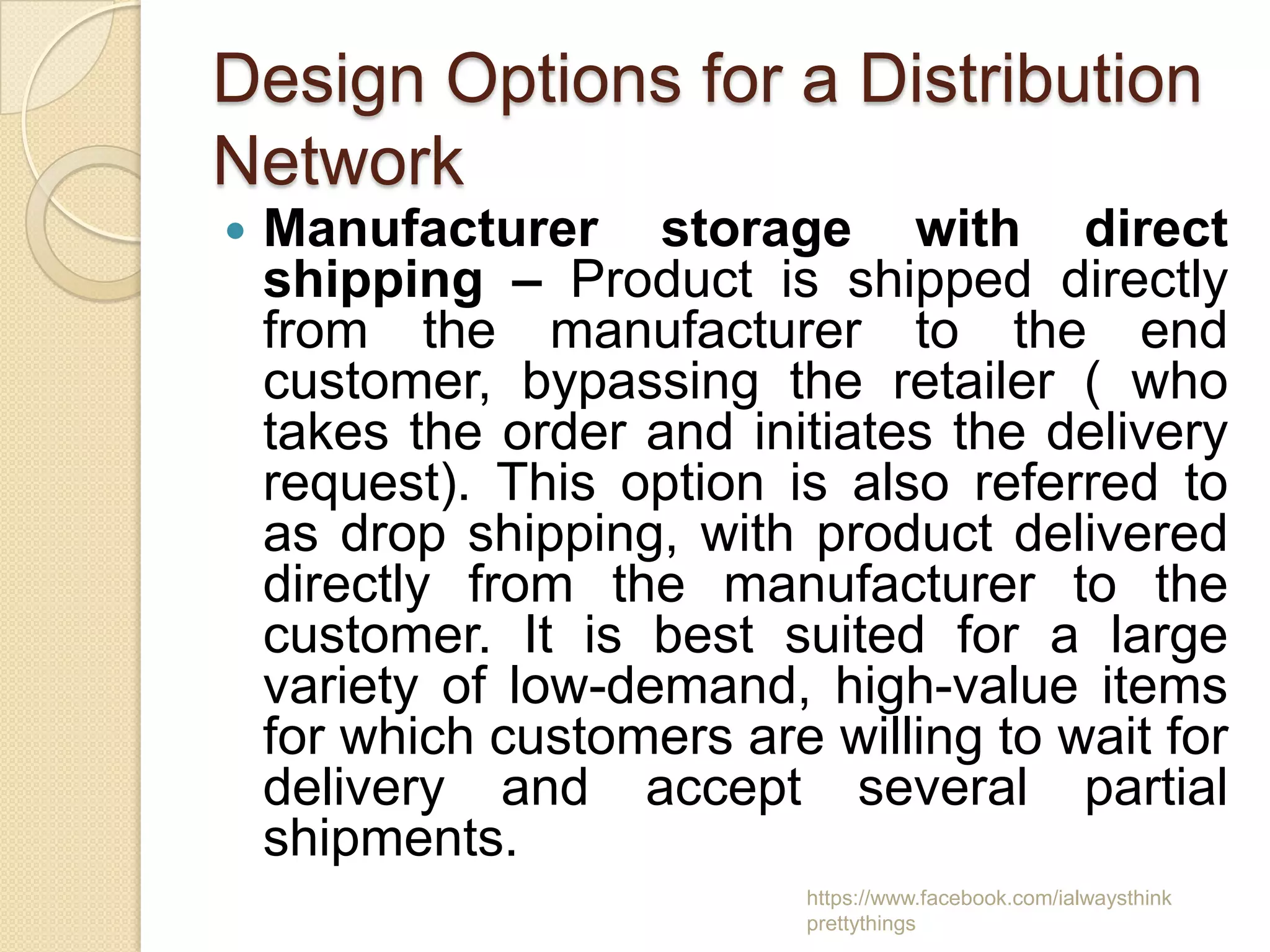 Supply Chain Management, Designing the Supply Chain Network | PPTX