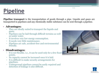 Supply Chain Management - Transportation - MBA Project | PPTX