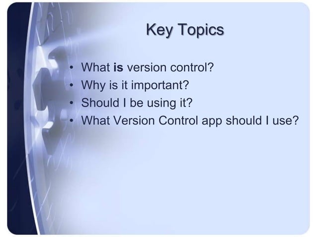 Source Code Management Slides | PPTX