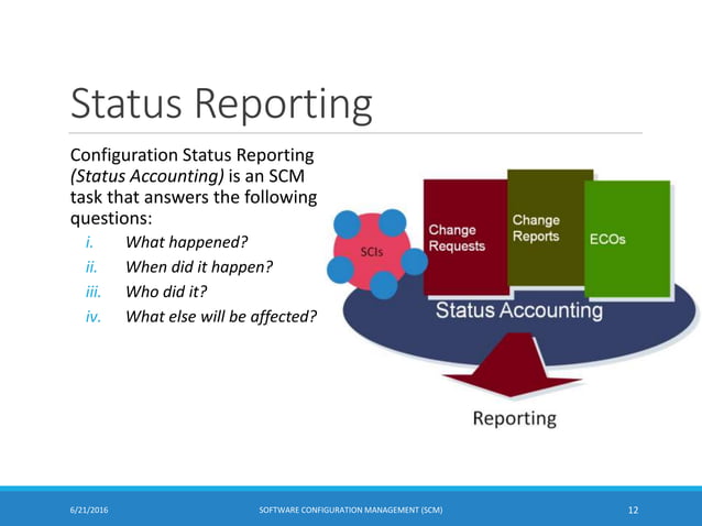 Software Configuration Management Scm Pptx Operating Systems Computer Software And