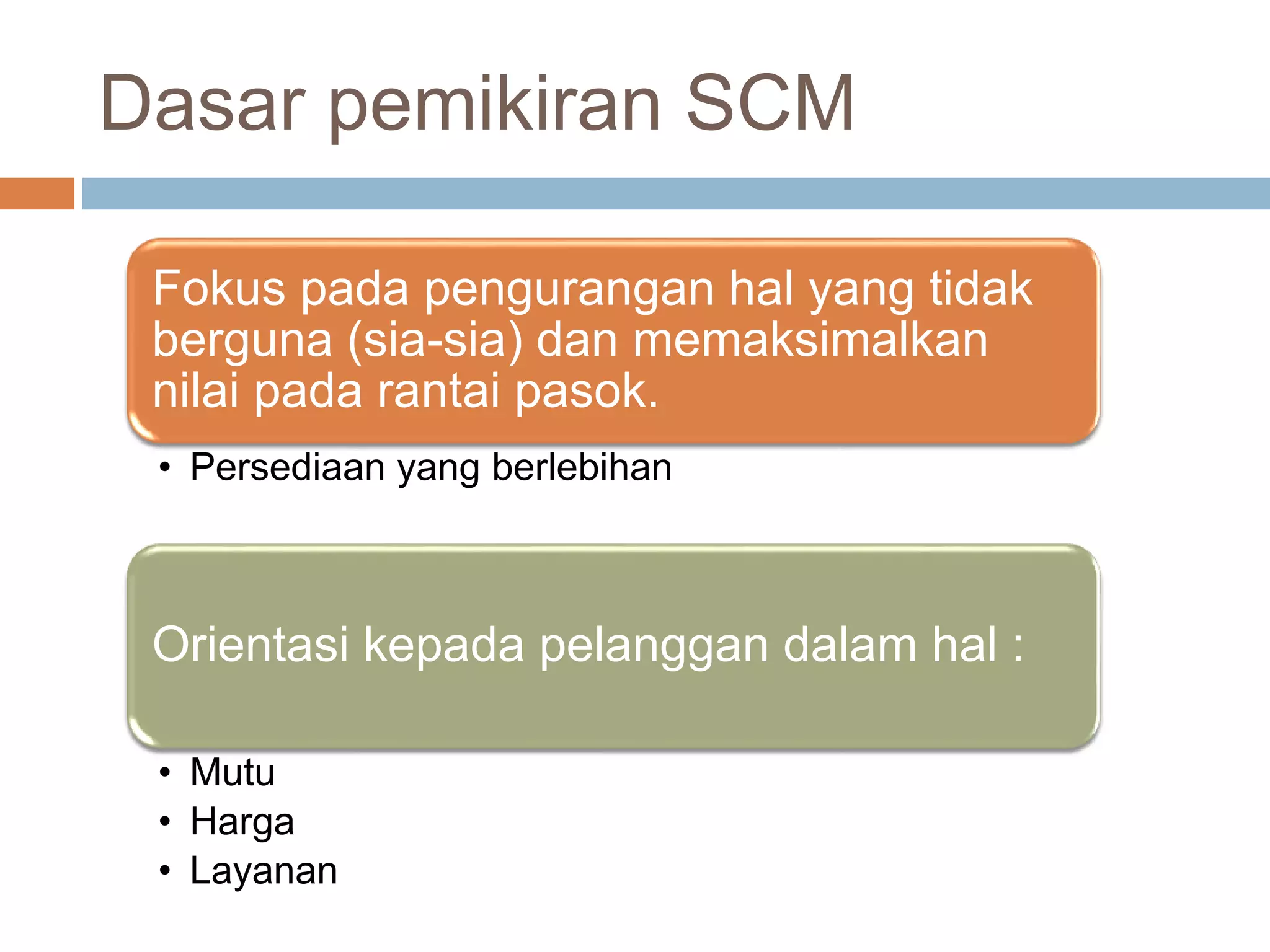Scm 02 pengantar scm | PPTX