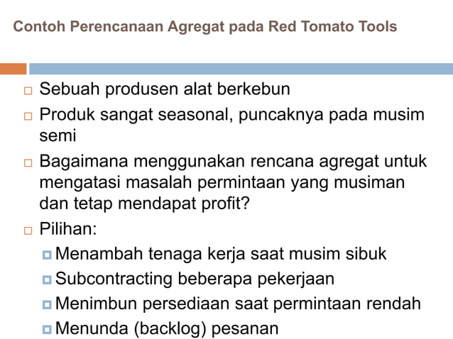 Scm 07 perencanaan aggregate | PPTX