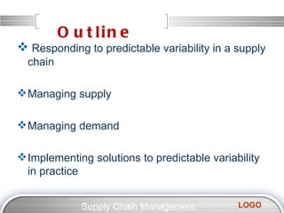 Managing predictable variability | PPT