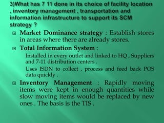SCM at 7 eleven | PPTX