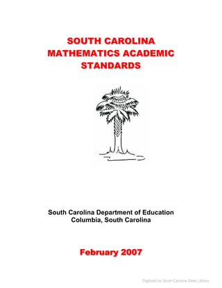 SC Math Academic Standards | PDF