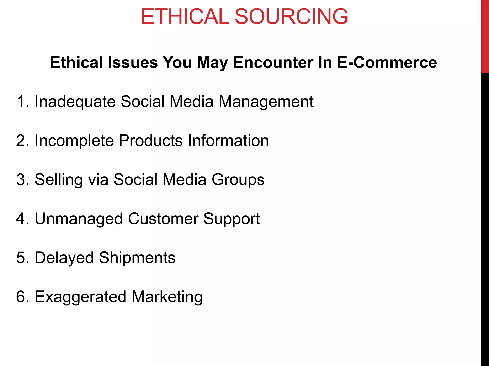 ETHICAL AND SUSTAINABLE SOURCING | PPTX | Green Solutions | Business