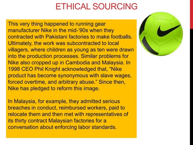 ETHICAL AND SUSTAINABLE SOURCING | PPTX | Green Solutions | Business