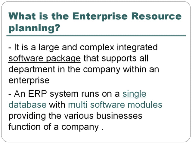 Scm & erp(titto sunny) | PPT