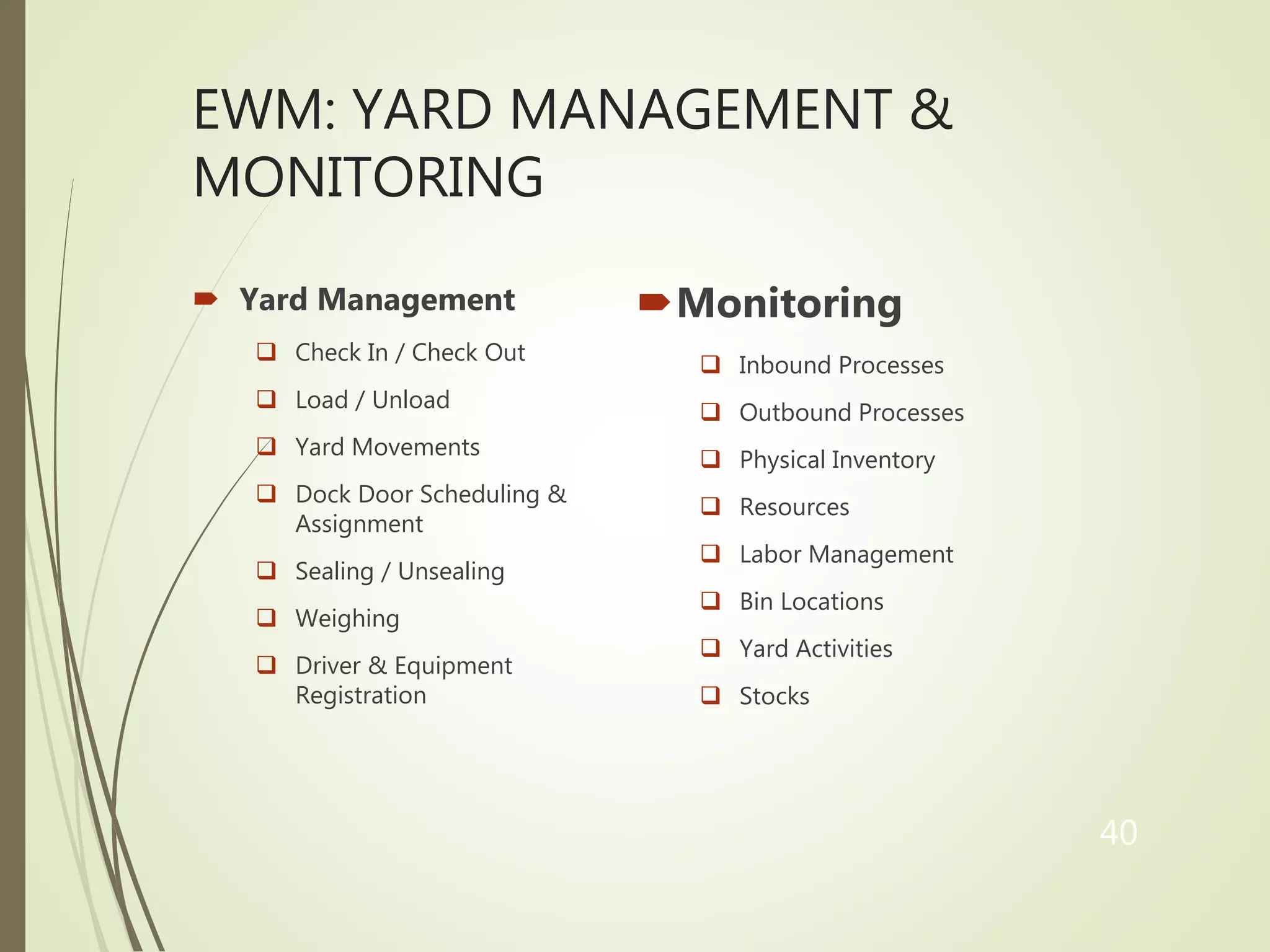 SCM EWM Solution | PPTX