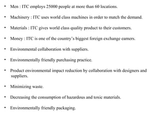 ITC SUPPLY CHAIN MANAGEMENT | PPT