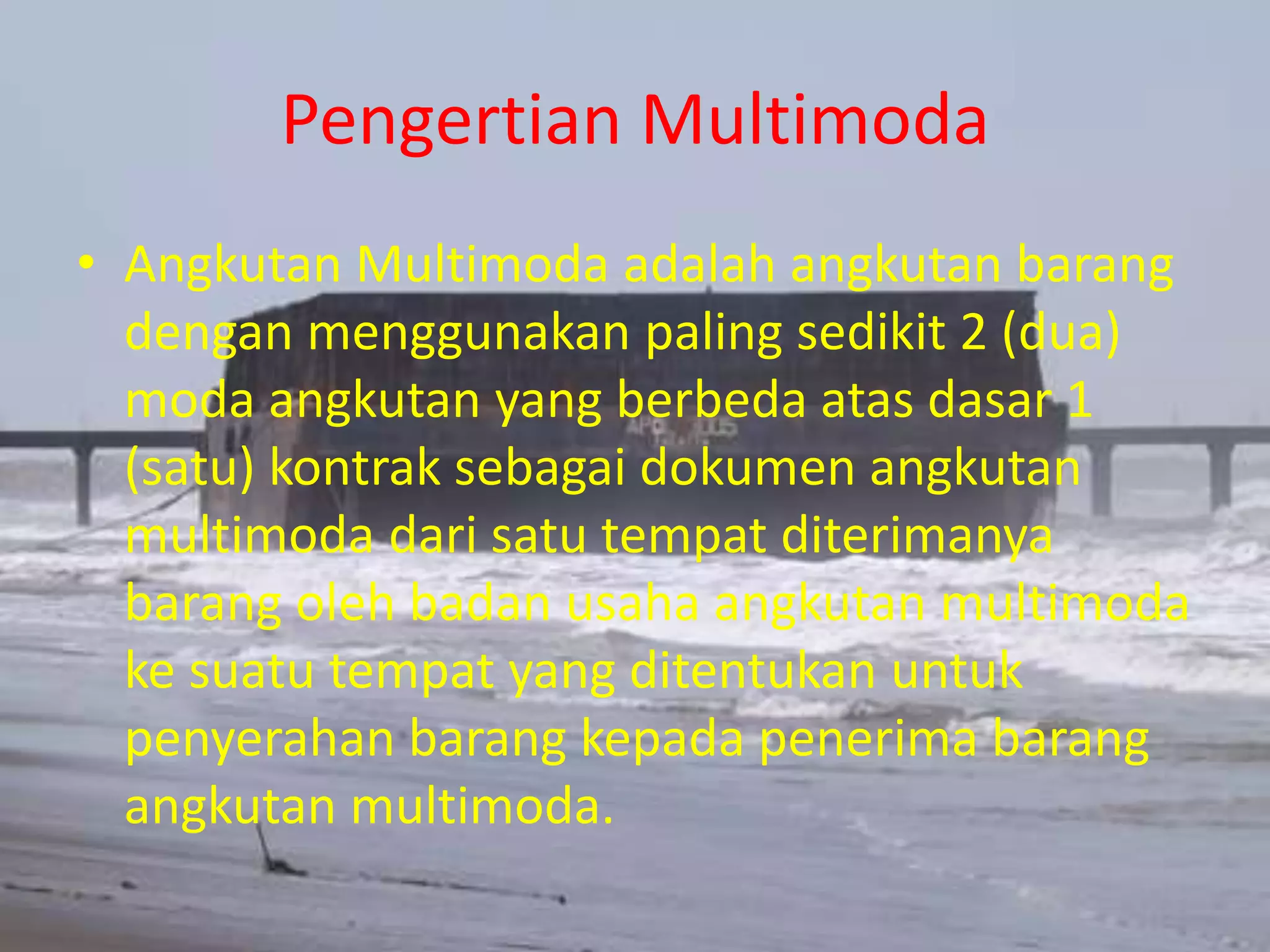 Scm multimoda firman Bp3ip trisakti | PPT