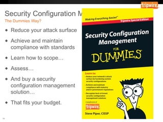 Security Configuration Management for Dummies | PPTX