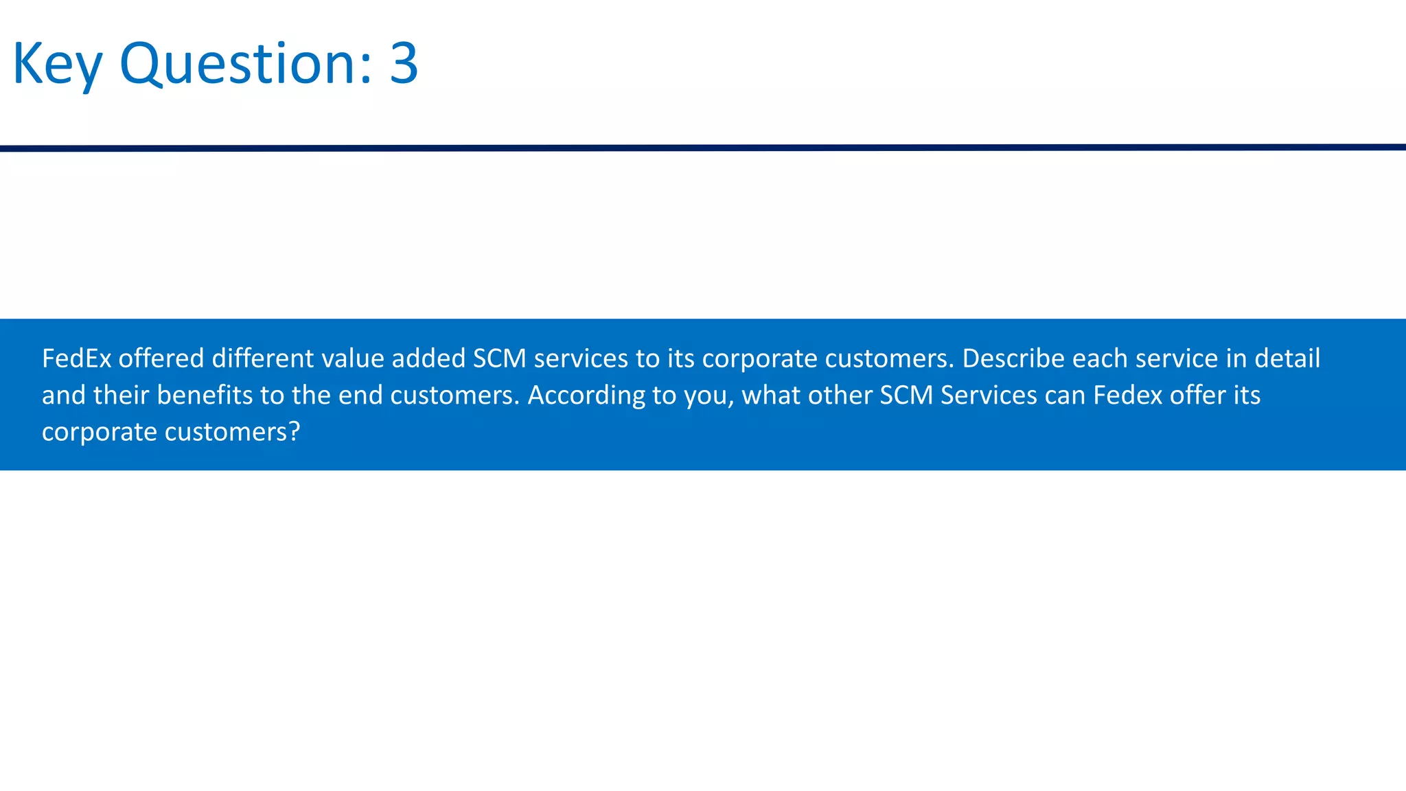 FedEX- Supply Chain Management | PPTX