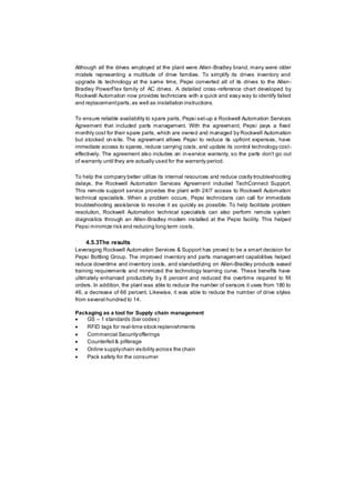 Scm in pepsico | DOCX