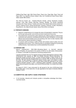 Scm in pepsico | DOCX