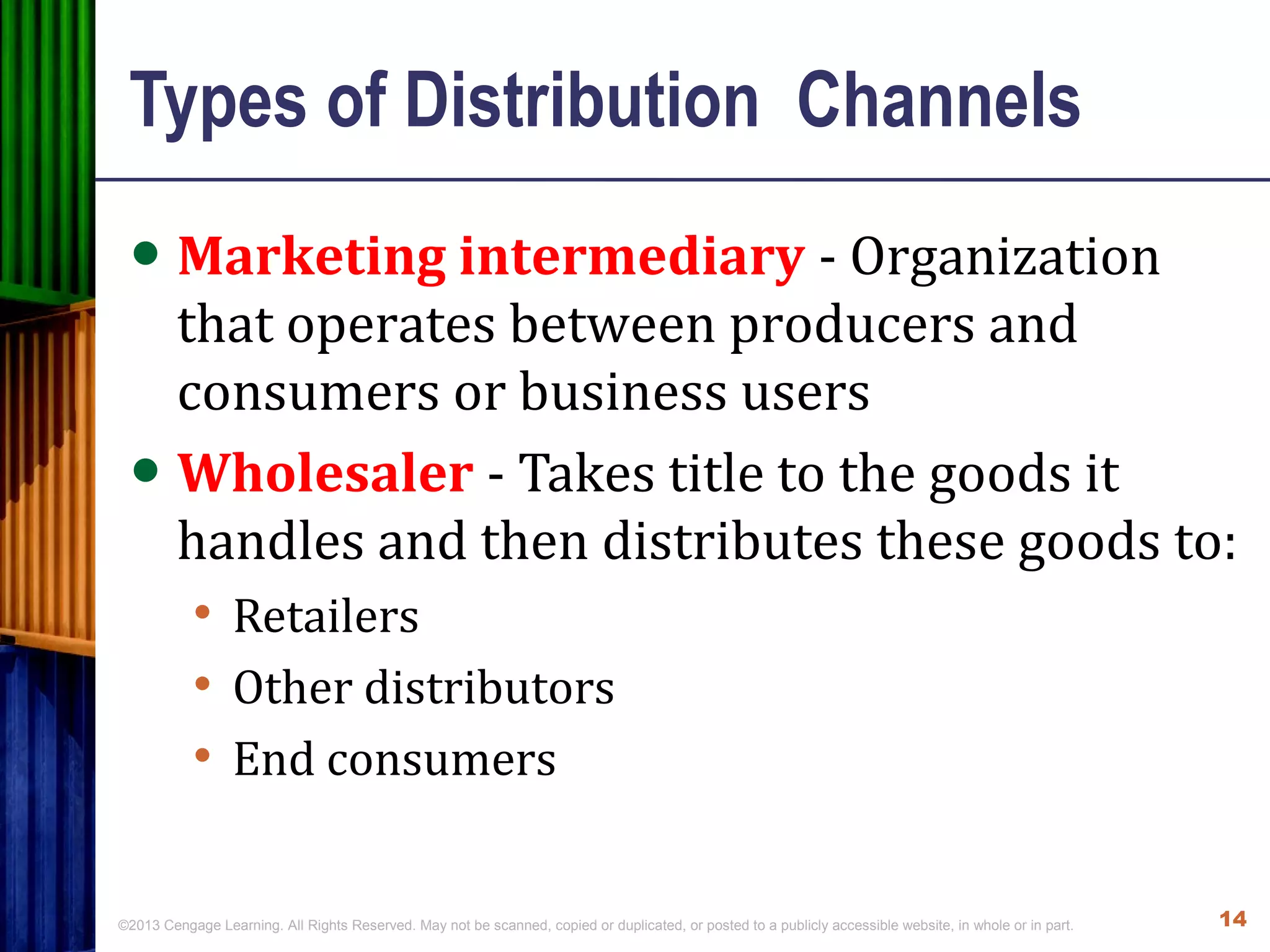 Role of Distribution in supply chain | PPT