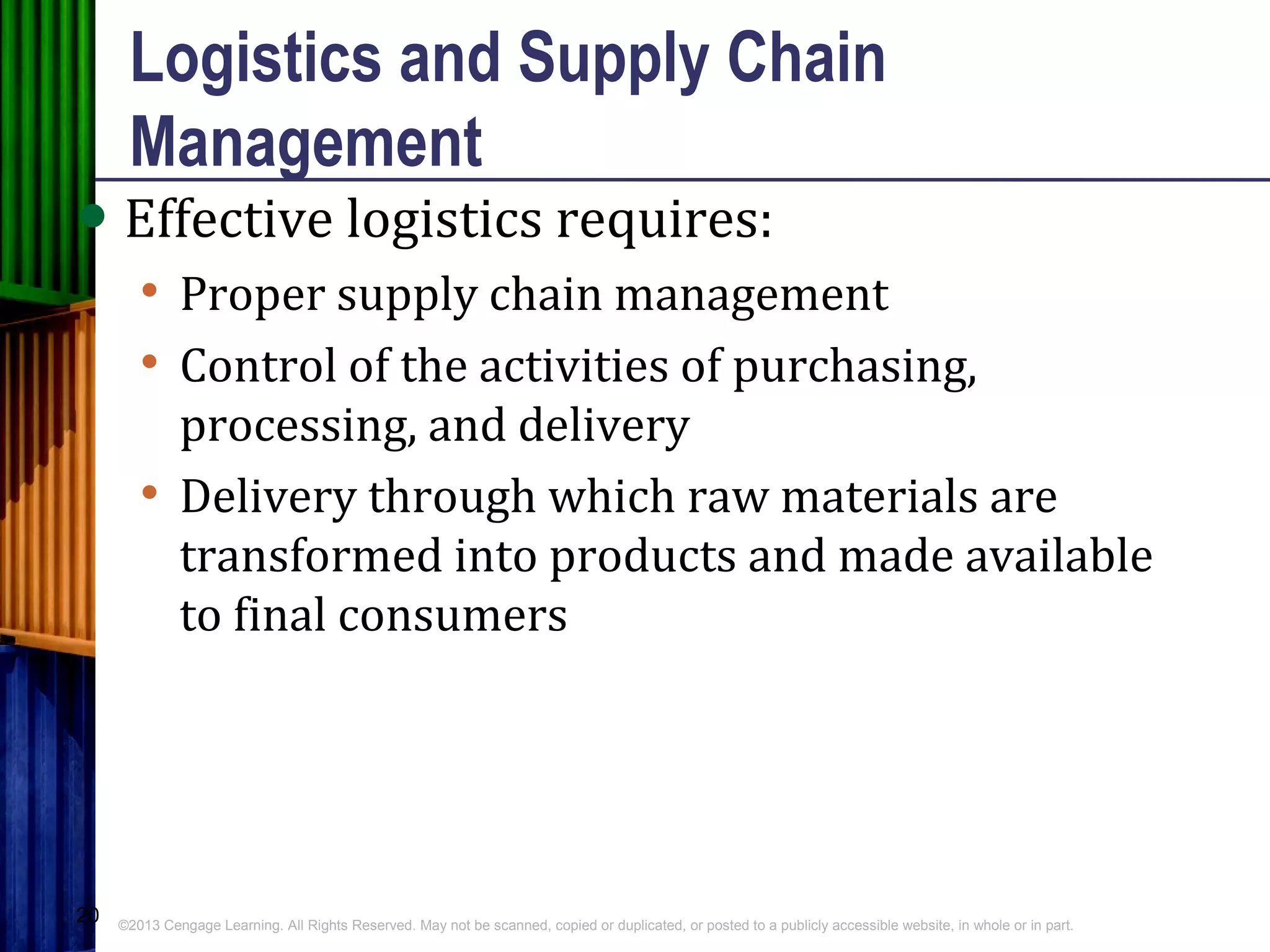 Role of Distribution in supply chain | PPT