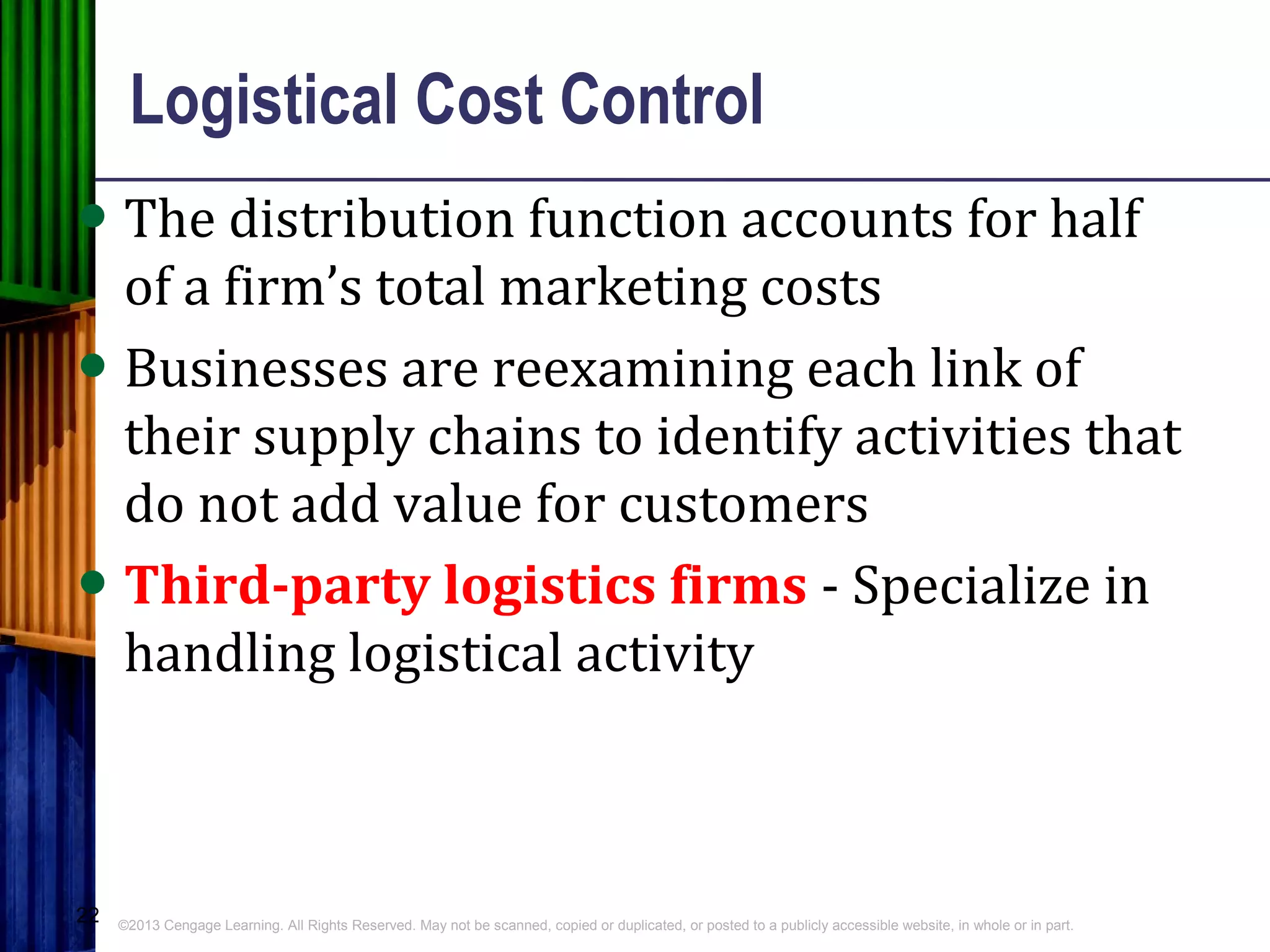 Role of Distribution in supply chain | PPT