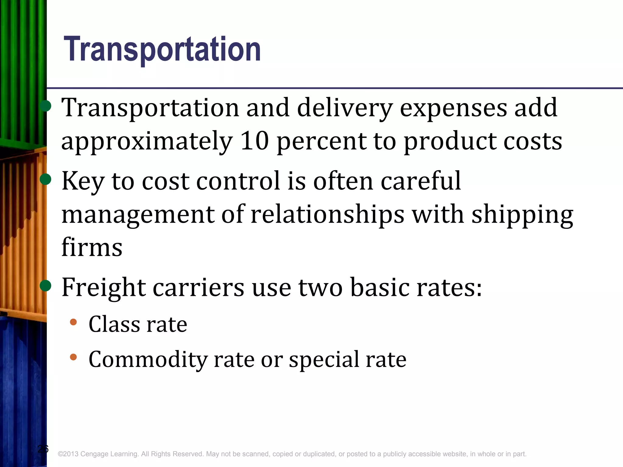 Role of Distribution in supply chain | PPT