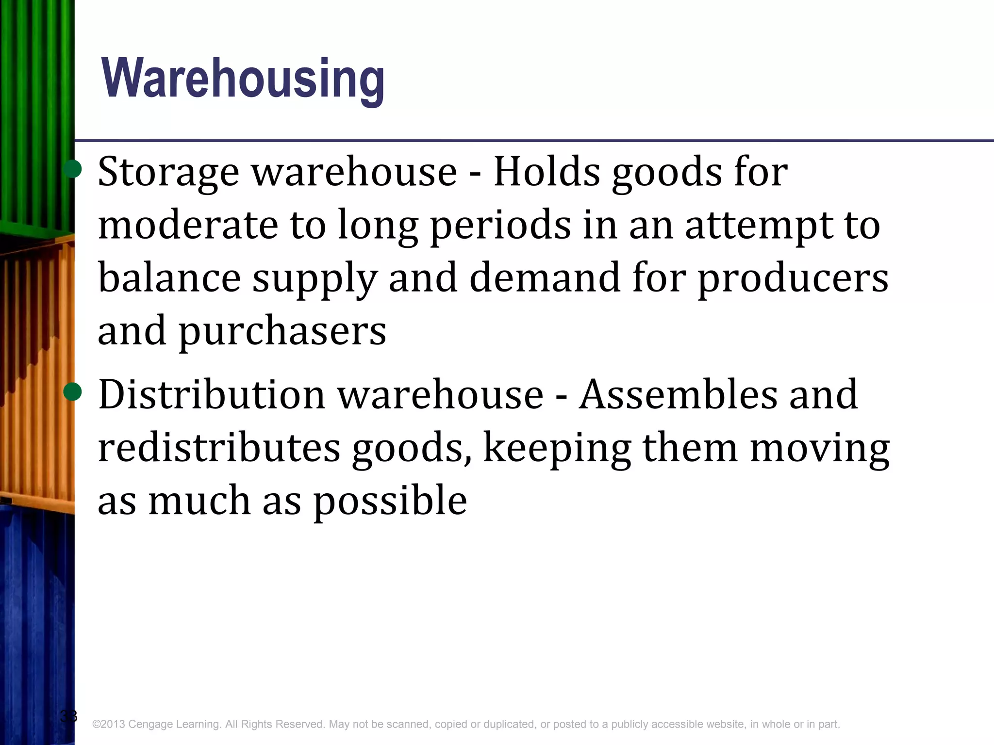 Role of Distribution in supply chain | PPT