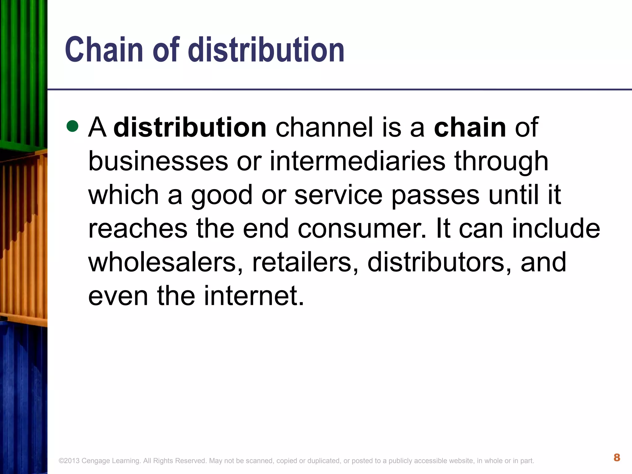 Role of Distribution in supply chain | PPT