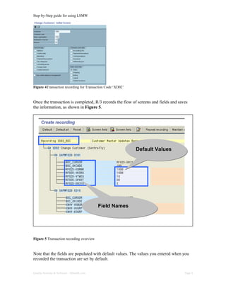 Scm lsmw steps_onweb | PDF