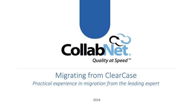 Migrating from ClearCase | PPT