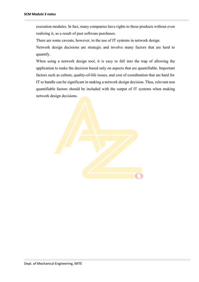 Supply chain management Mod5@AzDOCUMENTS.in.pdf