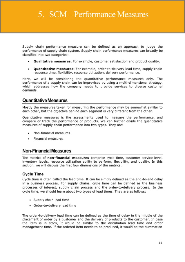 SCM Notes Complete.pdf | Logistics and Transportation Industry | Industries