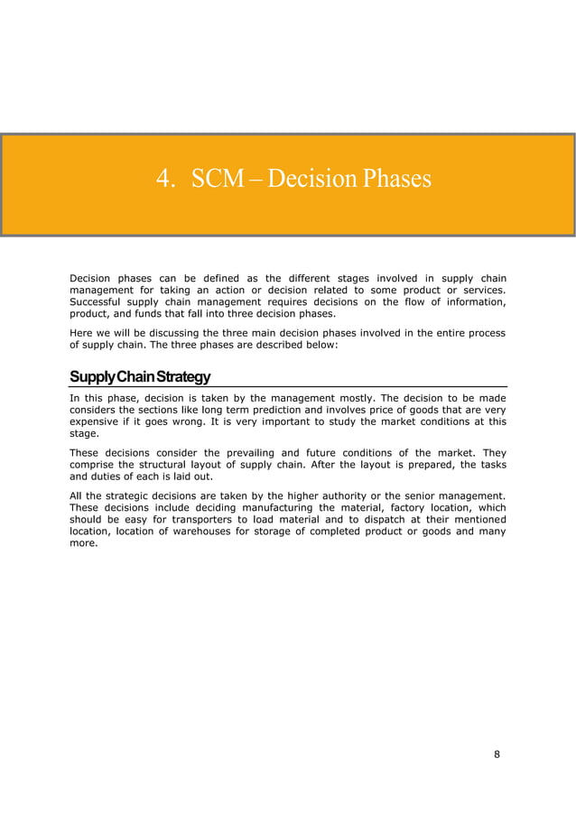 SCM Notes Complete.pdf | Logistics and Transportation Industry | Industries