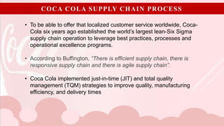 supply chain of coca cola company | PPTX