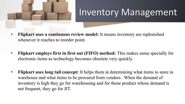 Scm of flipkart | PPTX | Logistics and Transportation Industry | Industries