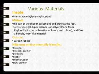 Supply chain Management of Nike shoes | PPTX