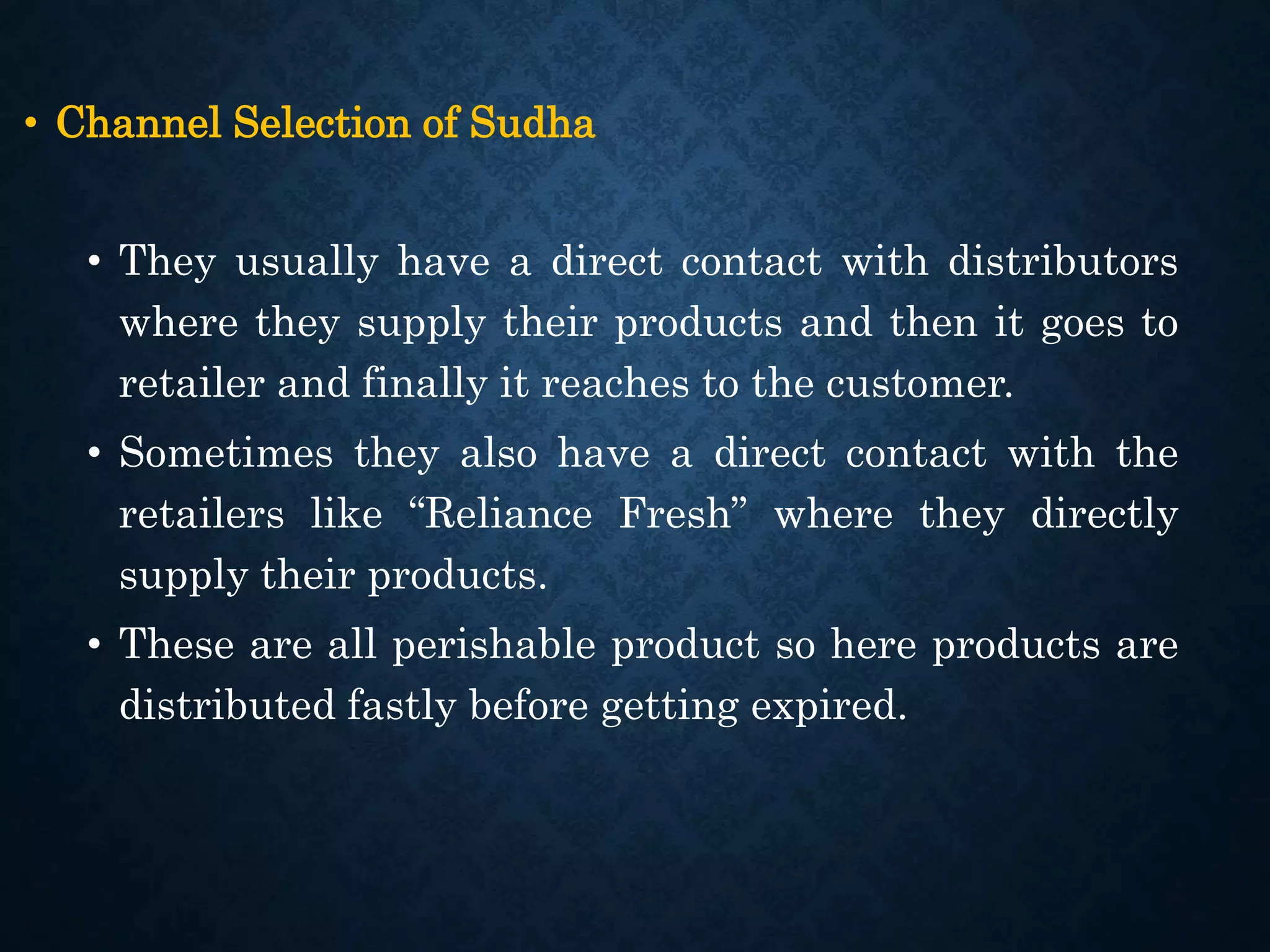 SCM of sudha dairy in Bihar | PPTX