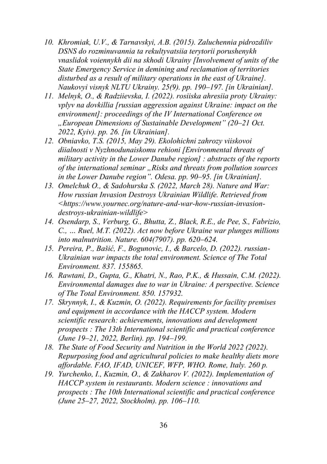 Food security modern challenges and mechanisms to ensure: scientific ...