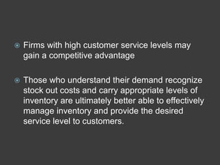 Effect of Demand on inventory- Supply Chain | PPTX | Logistics | Business