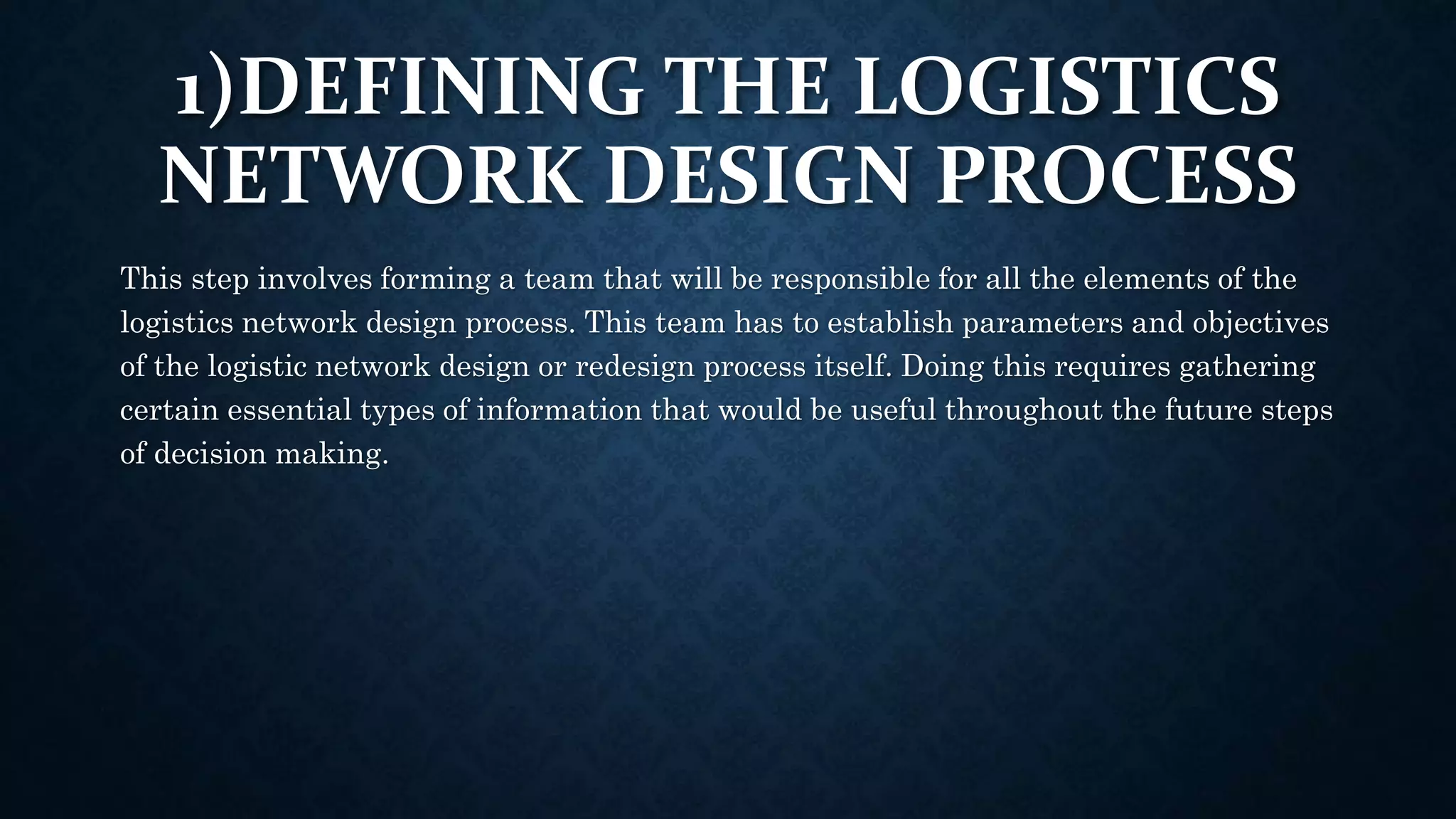 Supply Chain Management- Logistics Audit | PPTX