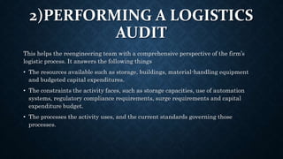 Supply Chain Management- Logistics Audit | PPTX