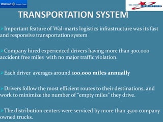Walmart supply chain management | PPTX