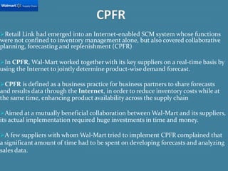 Walmart supply chain management | PPTX