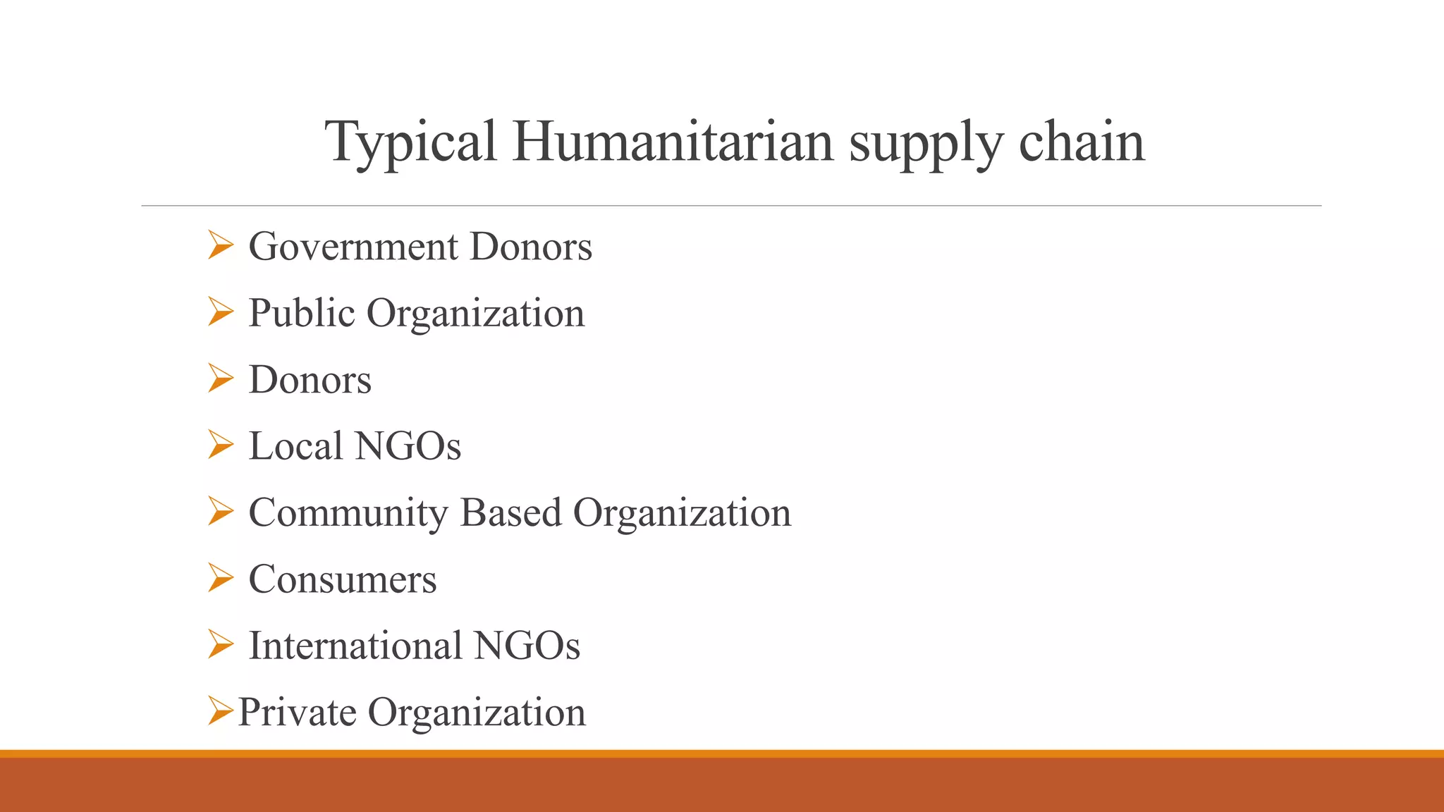 humanitarian supply chain management | PPTX humanitarian supply chain management | PPTX