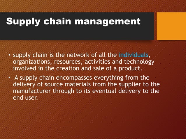 SCM Presentation sangita.ppt