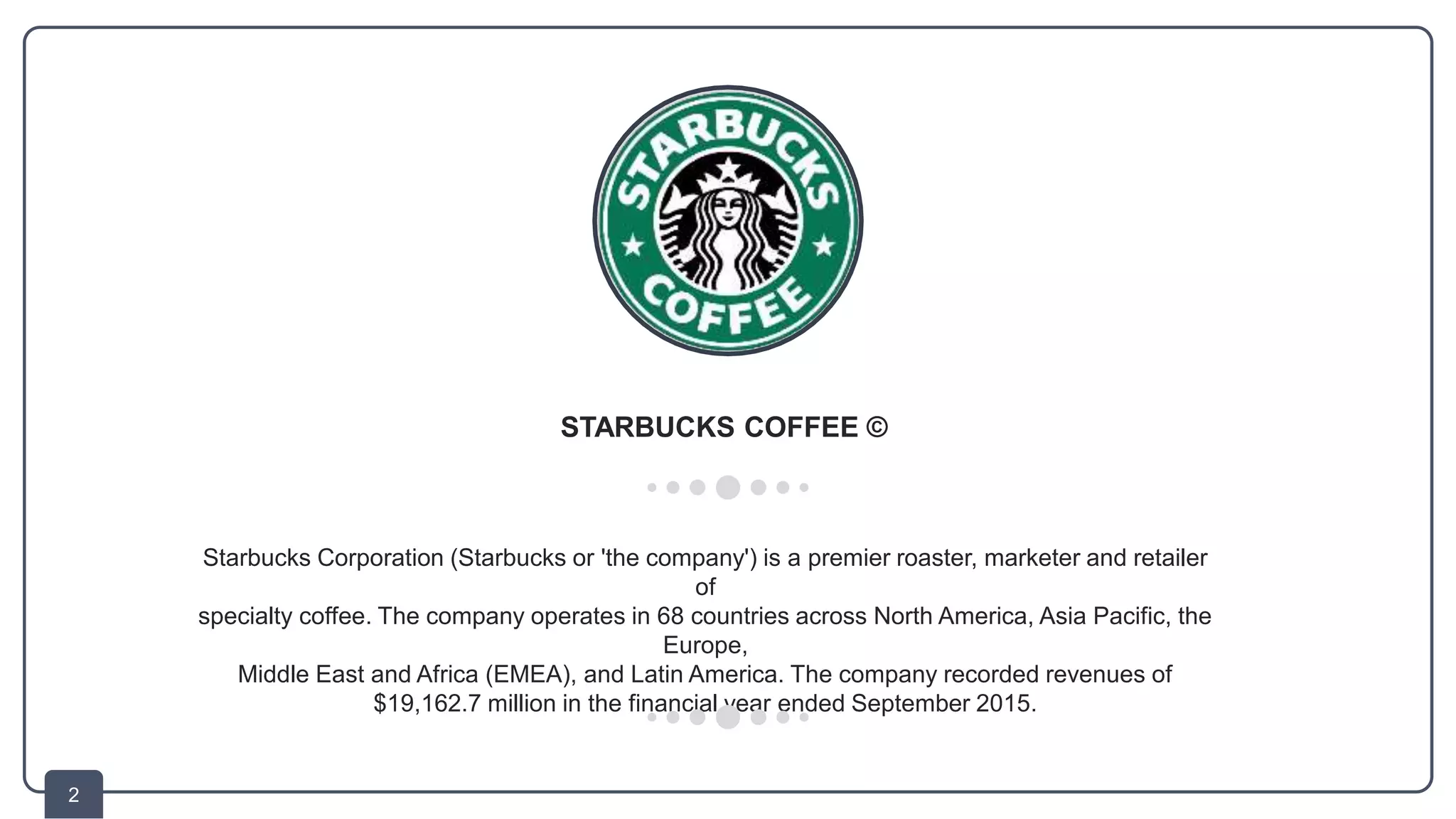 Supply Chain Management - Starbucks | PPTX