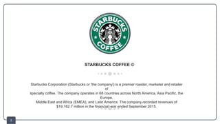 Supply Chain Management - Starbucks | PPTX
