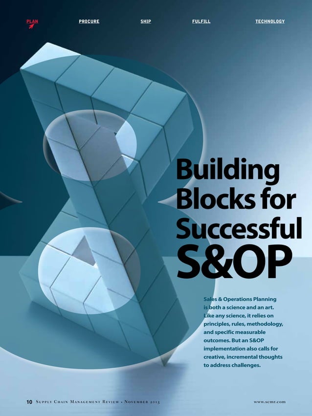 Building blocks of Sales & Operations Planning (S&OP) | PDF