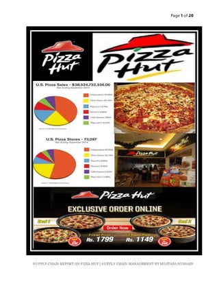 SUPPLY CHAIN MANAGEMENT REPORT ON PIZZA HUT, KARACHI. | DOCX