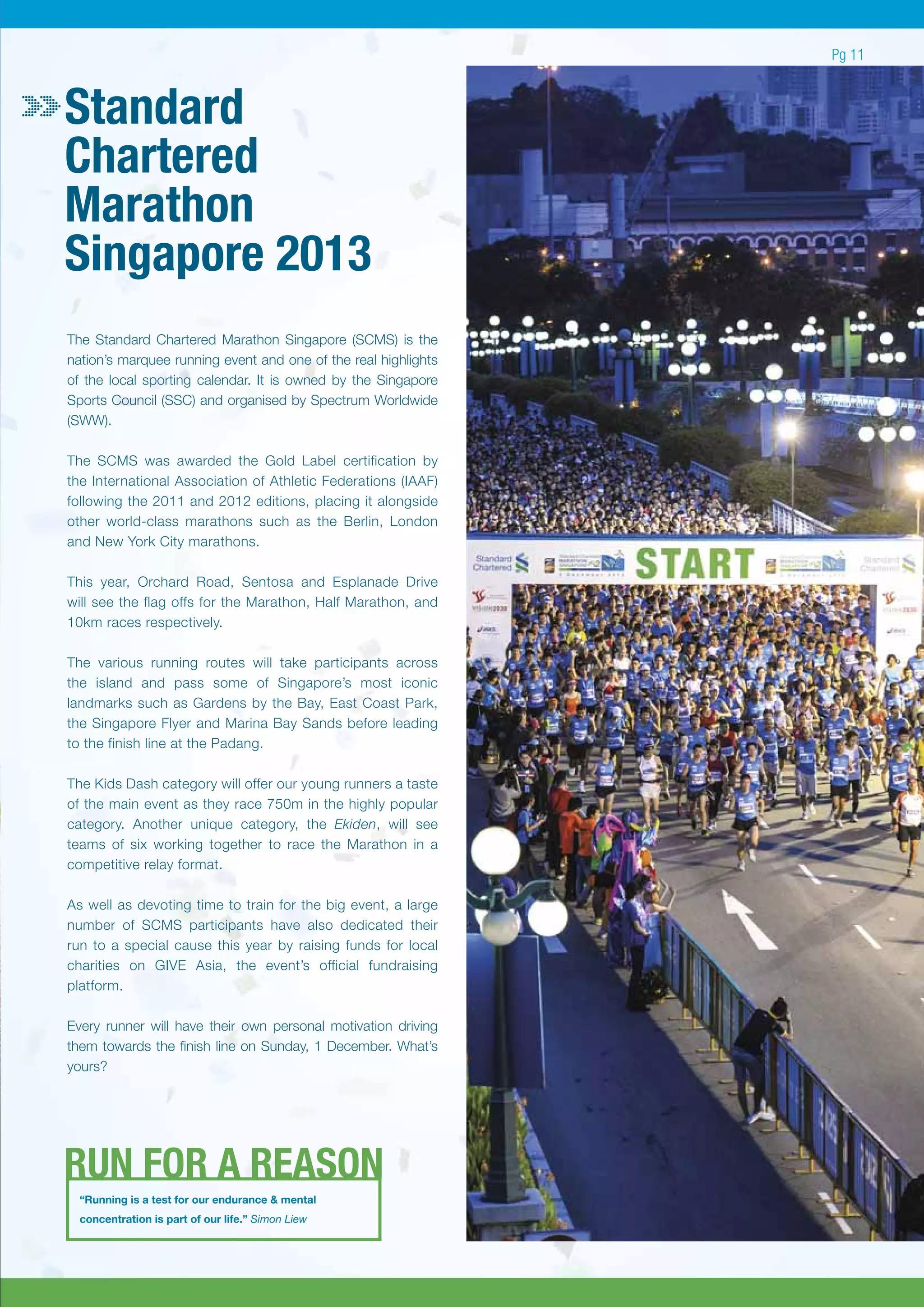 Standard Chartered Marathon 2013 Event Handbook | PDF