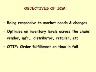 Scm | PPT | Logistics | Business